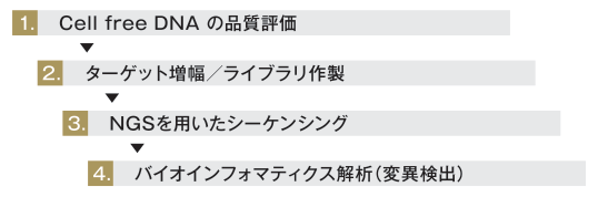 cfDNAのターゲットシーケンス解析┃理研ジェネシス